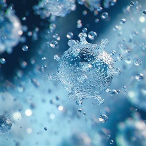 Viruses Suspended In Microscopic Water Droplets Reveal Intricate Structures And Details Under A