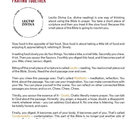 Session 1 Lectio Divina Faith Empowered