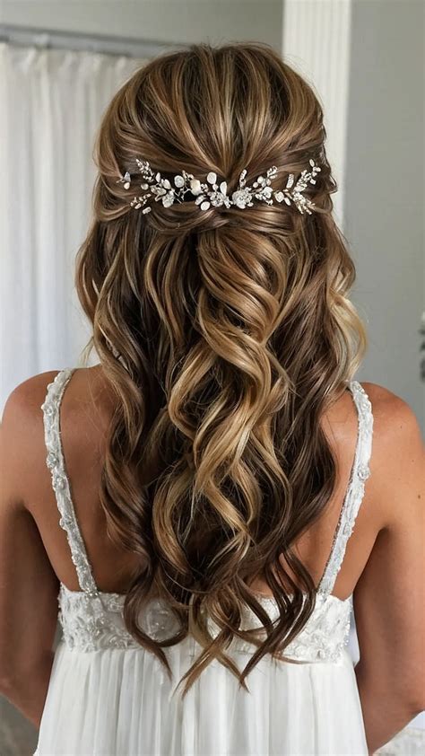 Chic Half Up Half Down Wedding Hairstyles Youll Love Inspire Inlet