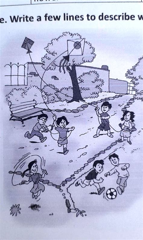 Look At The Picture Write Few Lines To Discribe What You See In It E