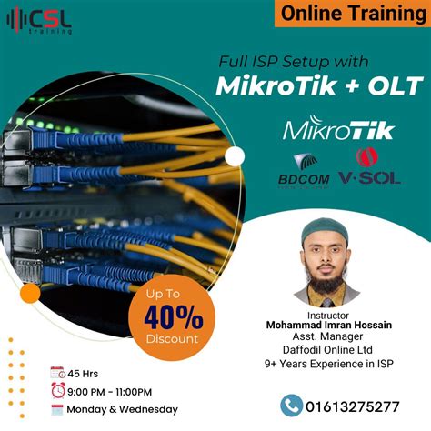 csl training on linkedin csltraining ccna mikrotik isp internet