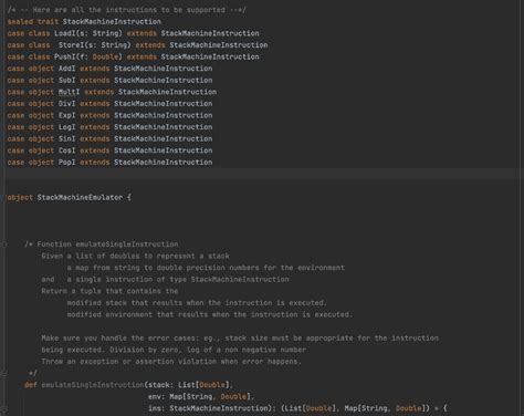 PROBLEM IN CODE COMMENT Scala Problem Part I Chegg