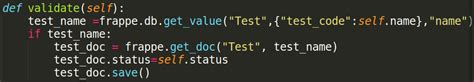 Server Side Script Update Value In Other Doctype Custom Script