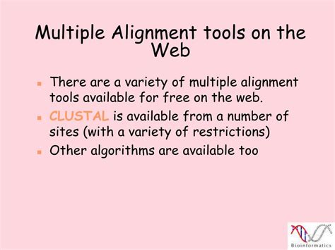 ppt multiple sequence alignment powerpoint presentation free