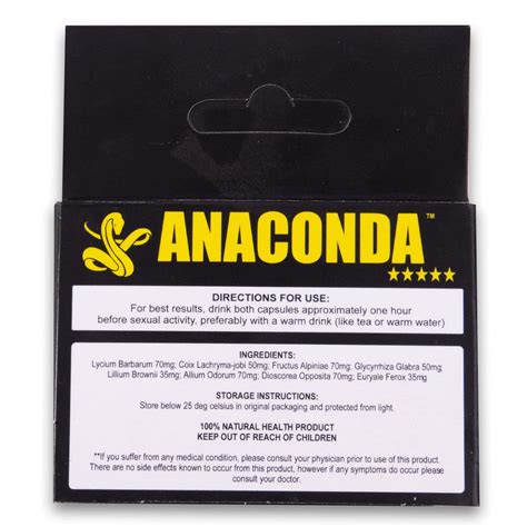 Maximum Strength Bedroom Booster For Men Anaconda Cosmetic Connection