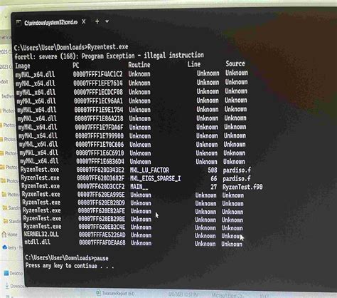 Solved Eigensolver Code Crashes On Amd Processor Intel Community