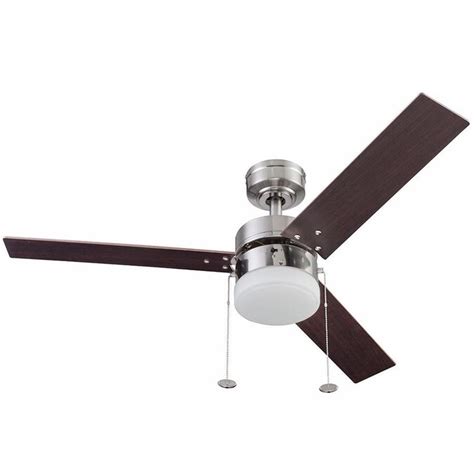Harbor Breeze Vue 44 In Brushed Nickel Led Indoor Ceiling Fan With