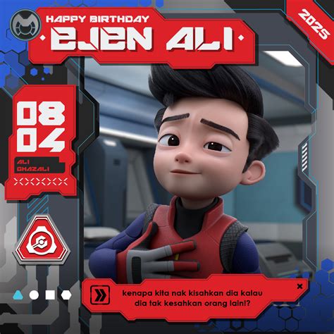 Ejen Ali Official | Happy Birthday Uncle Bakar‼️🤩🤩 Semoga sihat dan kuat selalu untuk terus jaga ...