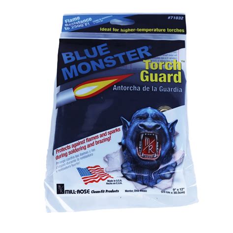 71032 Blue Monster Torch Guard Heat Shield 9 X 12 Refco Supply Usa
