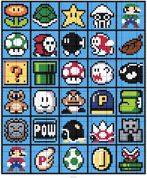 Super Mario Perler Bead Patterns Pixel Art Pattern Pixel Art Software