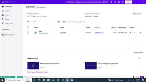 how to create and run images on docker desktop bilal amin posted on