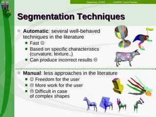 Semantic Based Segmentation And Annotation Of D Models PPT