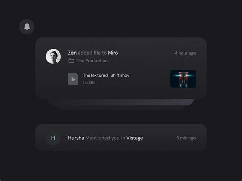 Notification Ui By Harsha On Dribbble