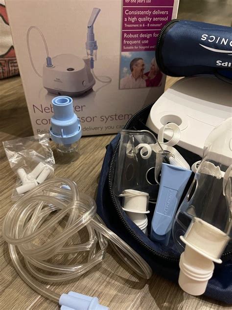Philips Nebulizer Compressor System Health And Nutrition Medical