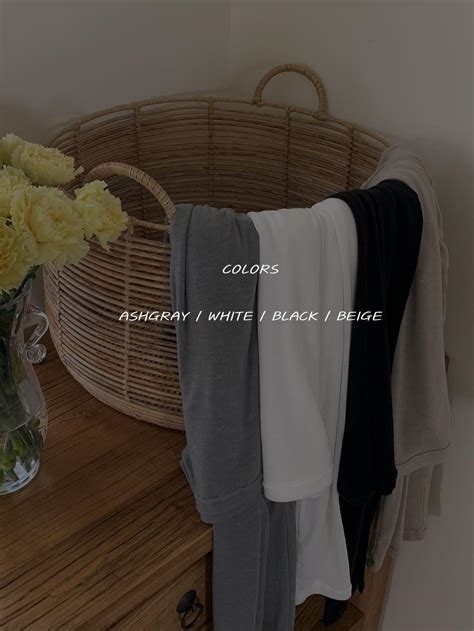 더모나드 무료배송made 레이어드 소프트 텐셀 시스루 심플티