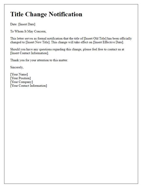 Letter Template For Position Reclassification Notice Free Samples In Pdf Letterin