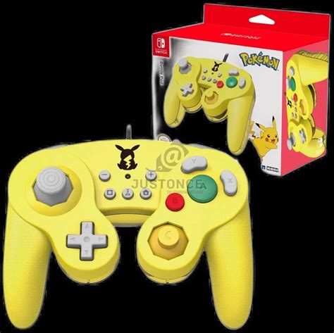 Hori Switch Pikachu Yellow Gamecube Controller Consolevariations