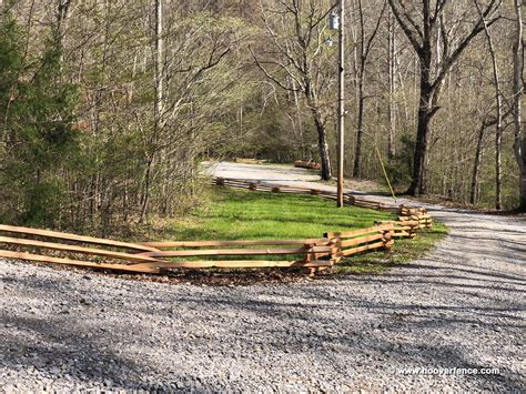 Cedar Stack Rails Unscarfed Hoover Fence Co