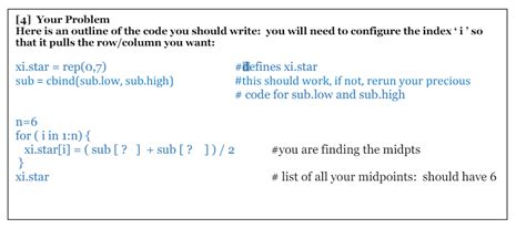Solved 4 ﻿your Problemhere Is An Outline Of The Code You