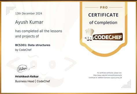 Ayush Kumar On Linkedin Datastructures Codingjourney Codechef