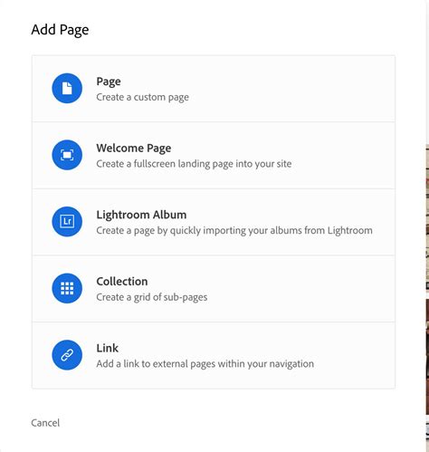 Portfolio Wont Let Me Add A Photo Grid To Existin Adobe Community 13777985
