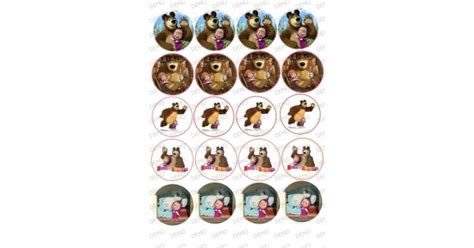 Маша и мечока 102 декорация за торта