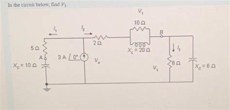 Solved In The Circuit Below Find V Chegg