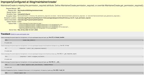 Override Creategetpermissionrequired Mystery Errors Django Forum