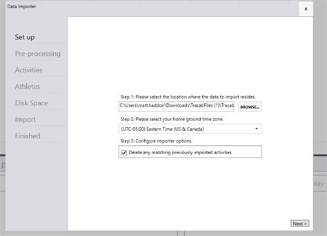 Tracab Import Catapult Support
