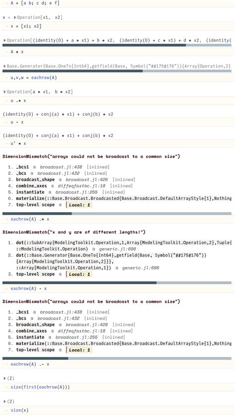 Array Multiplication Modelling And Simulations Julia Programming Language