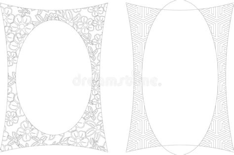 vector image sandblast abstraction border design pattern stock vector