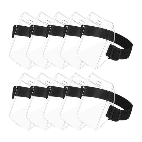 Arm Badge Holder Armband Id Card Badge Holder With Adjustment Buckle