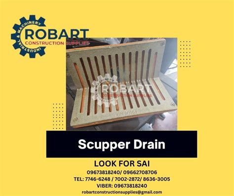 Scupper Drain Commercial And Industrial Construction Tools And Equipment On Carousell