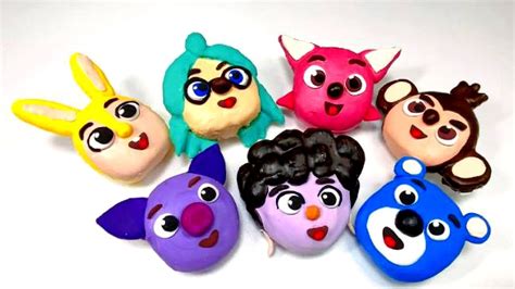 Pinkfong Wonder Star Plaster Clay Cracking 핑크퐁원더스타 석고 점토부수기asmr Youtube