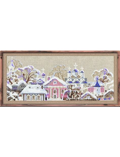 Набор для вышивания Зима в городе купить в интернет магазине РИОЛИС 727