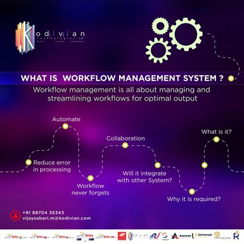 Kodivian Ssgroup Ssgroupofcompanies Workflow Workflowautomation Workflowoptimization
