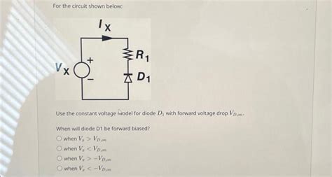 solved for the circuit shown below use the constant