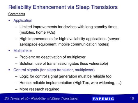 Ppt Reliability Enhancement Via Sleep Transistors Powerpoint Presentation Id3064826