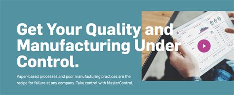 Mastercontrol Quality Management Systems And Solutions
