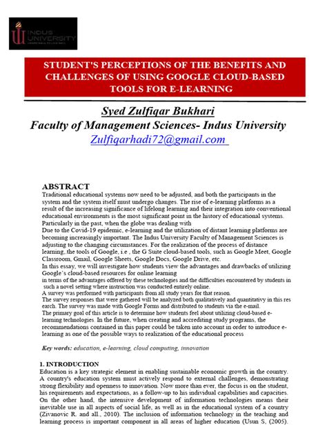 Article Syed Zulfiqar Ali Pdf Educational Technology