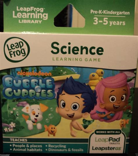 Leapfrog Nickelodeon Bubble Guppies Science Learning Game Free