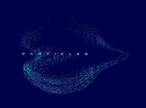 Abstract Vector Explosion Colorful Particles Wave Background Big Data Algorithms Visualization