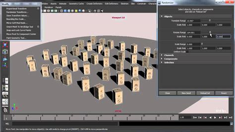 Maya Bonustools Randomize Transforms Youtube
