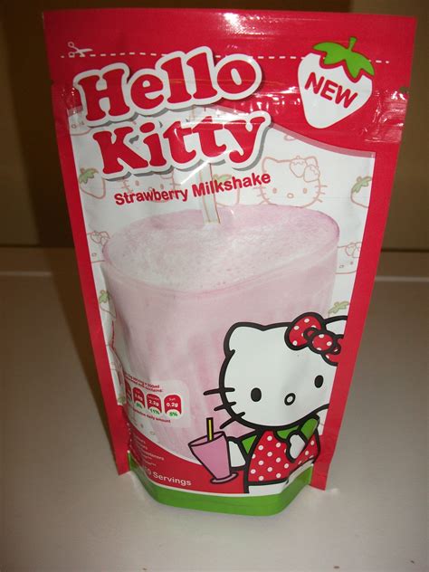 Hello Kitty Strawberry Milkshake Tastes Like Strawberry Nesquik