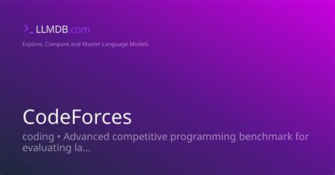 Codeforces Llm Benchmark