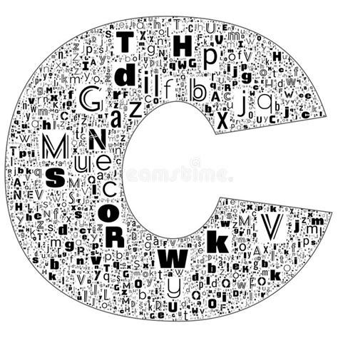 Alfab Et Letters Education Information Background Illustration Az Stock