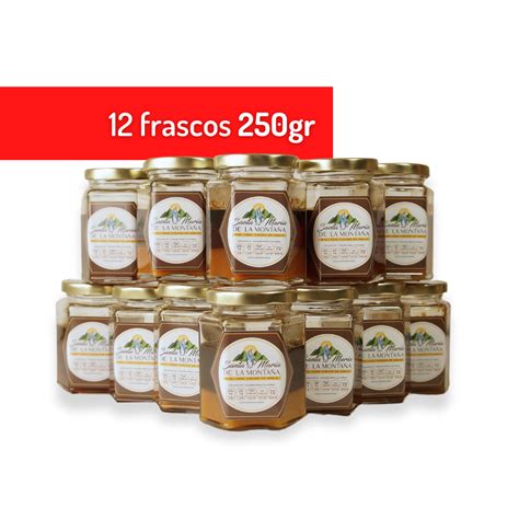 Docena Frasco 250gr Miel Miel Santa María De La Montaña