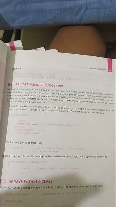 Private Member Function Objectorientedprogramming C Youtube