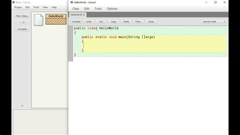 Bluej Java Lesson 1 Hello World Youtube