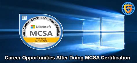Career Opportunities After Doing Mcsa Certification